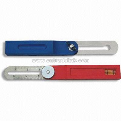 Adjustable Angle Square with Plastic Handle and Steel Ruler Blade ...