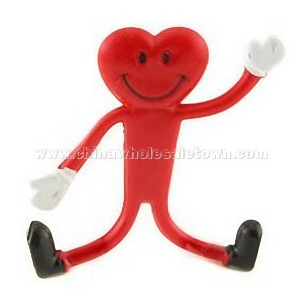 Bendable Smile Face Heart Man, Wholesale China Bendable Smile Face ...