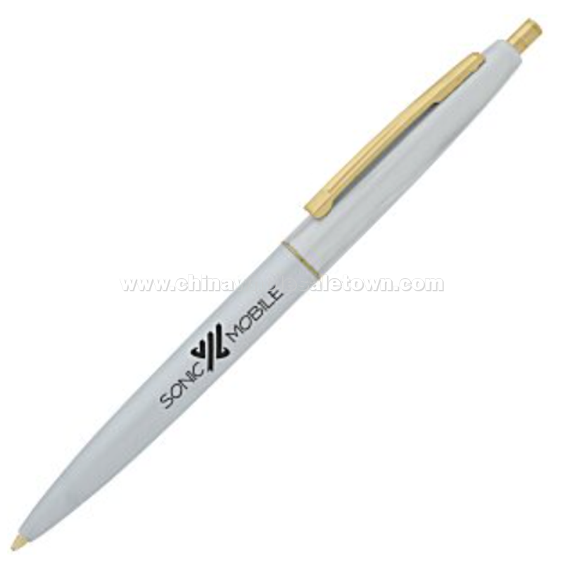 Clic Pen - Metallic - Gold, Wholesale China Clic Pen - Metallic - Gold