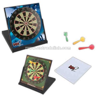 Desktop darts with folding magnetic dart board game with 3 magnetic ...