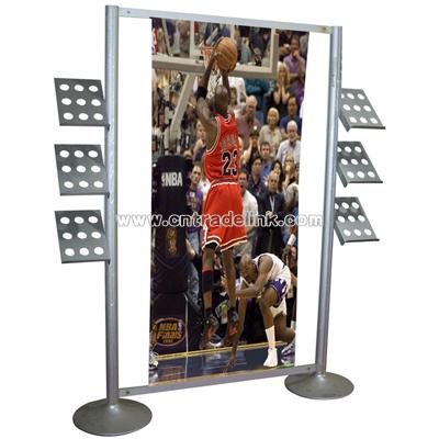 Freestanding Poster Display Stand with Literature Dispensers, Wholesale ...