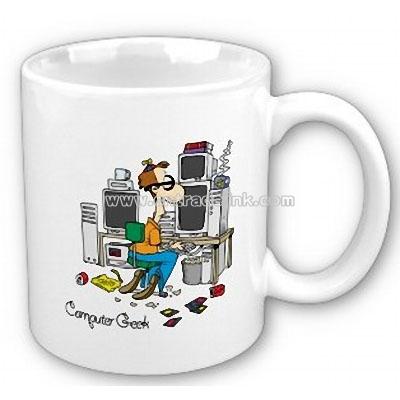 Funny Computer Geek Cartoon Cup, Wholesale China Funny Computer Geek ...