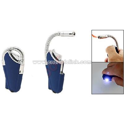 Goose Neck Cigar Cigarette Lighter with Bright LED light - Blue ...
