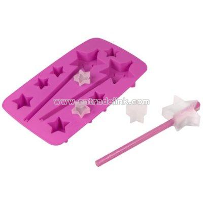 Ice Princess Star-Shaped Ice Cube Tray with Straws, Wholesale China Ice ...