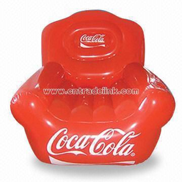 Inflatable PVC Chair Printed with Coca-cola Script, Wholesale China ...