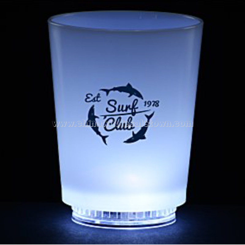 Light-Up Frosted Glass - 11 oz. - Solid, Wholesale China Light-Up ...