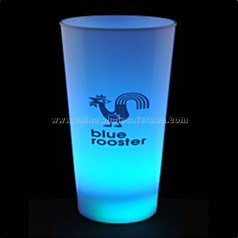 Light-Up Frosted Glass - 17 oz. - Multicolor, Wholesale China Light-Up ...