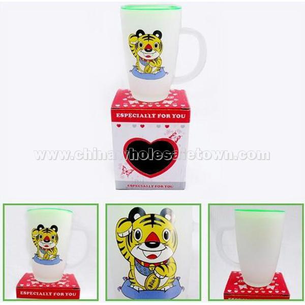 Little Tiger frosted glass mug, Wholesale China Little Tiger frosted ...