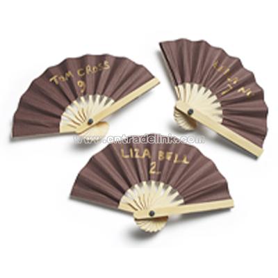 Mini Paper Fan Place Cards - Chocolate, Wholesale China Mini Paper Fan ...