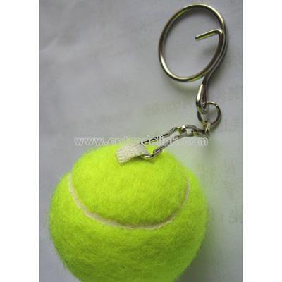 Mini Tennis Ball Keychain, Wholesale China Mini Tennis Ball Keychain
