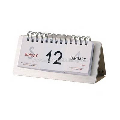 Perpetual flip calendar with tri-fold stand, Wholesale China Perpetual ...