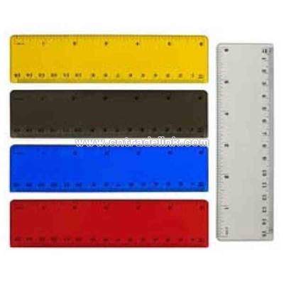 Plastic 6 inch ruler with inches and metric measurements, Wholesale ...