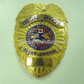 Police Badge Available with Pin or Screw at the Back, Wholesale China ...