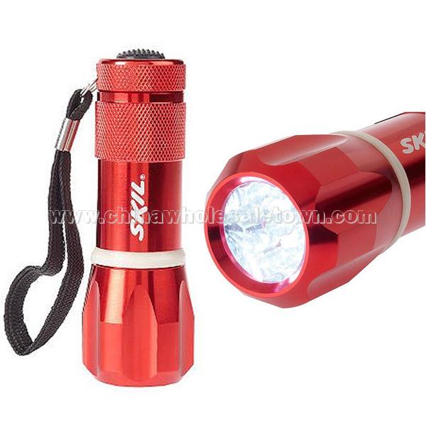 Set of 5 Super Bright 9 LED Flashlights W/Glow Rings, Wholesale China ...