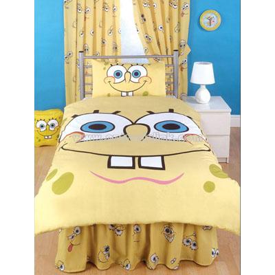 Spongebob Squarepants 'Face' Duvet Cover and Pillowcase Bedding ...
