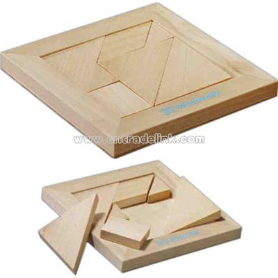 Square wooden puzzle, Wholesale China Square wooden puzzle