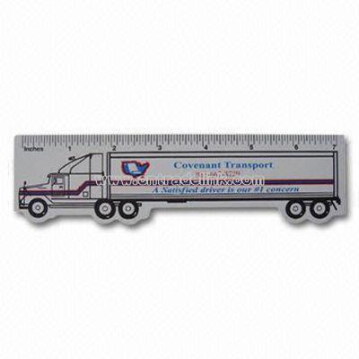 Truck shaped Ruler with Heat-transfer Printing Logo, Wholesale China ...