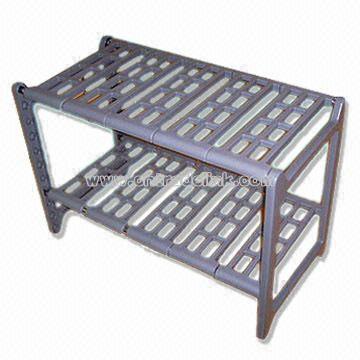 Two-tier Extendable Plastic Rack, Wholesale China Two-tier Extendable ...